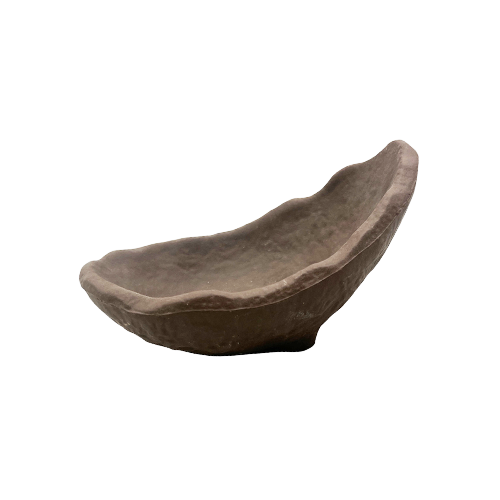 Moon Shape Slab Pot 16cm - Miyagi Bonsai